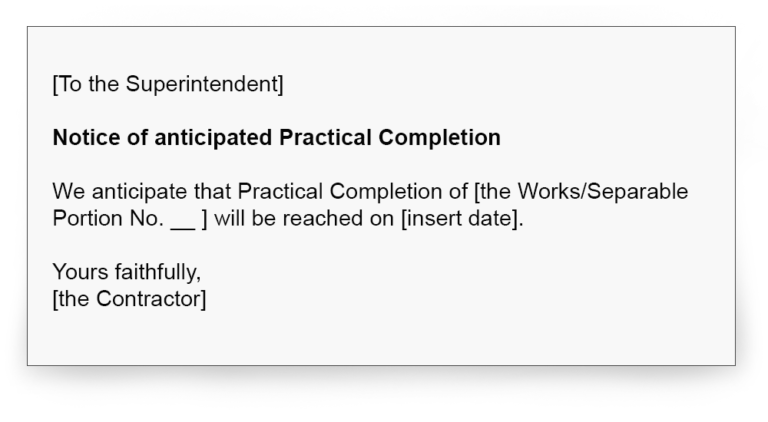 Practical Completion Certificate Template Uk - TEMPLATES EXAMPLE ...