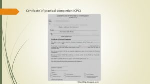 Practical Completion Certificate Template Uk (3) - TEMPLATES EXAMPLE ...