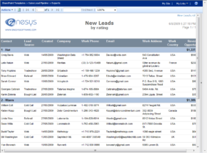 Sales Lead Report Template (4) - TEMPLATES EXAMPLE | TEMPLATES EXAMPLE