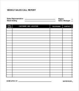 Sales Representative Report Template (4) - TEMPLATES EXAMPLE ...