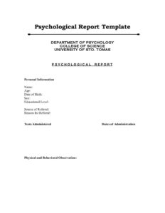 School Psychologist Report Template (9) - TEMPLATES EXAMPLE | TEMPLATES ...