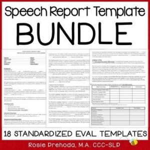 Speech And Language Report Template (2) - TEMPLATES EXAMPLE | TEMPLATES ...