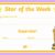 Star Of The Week Certificate Template (1) - TEMPLATES EXAMPLE ...