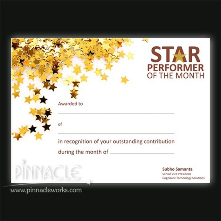 Star Performer Certificate Templates (6) - TEMPLATES EXAMPLE ...