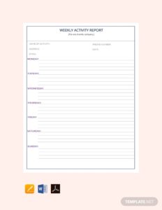 Summer School Progress Report Template (5) - TEMPLATES EXAMPLE ...