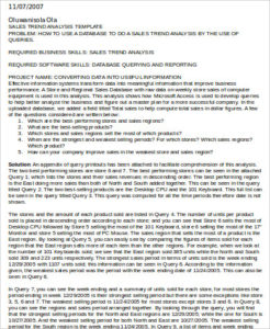 Trend Analysis Report Template (2) - TEMPLATES EXAMPLE | TEMPLATES EXAMPLE