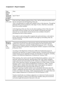 Assignment Report Template (2) - TEMPLATES EXAMPLE | TEMPLATES EXAMPLE