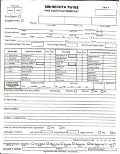 Baseball Scouting Report Template (6) - TEMPLATES EXAMPLE | TEMPLATES ...