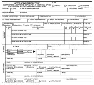 Blank Police Report Template (5) - TEMPLATES EXAMPLE | TEMPLATES EXAMPLE