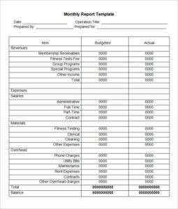 Cleaning Report Template (2) - TEMPLATES EXAMPLE | TEMPLATES EXAMPLE