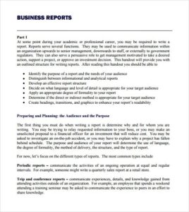 Company Report Format Template - TEMPLATES EXAMPLE | TEMPLATES EXAMPLE