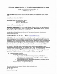 Conference Summary Report Template (11) - TEMPLATES EXAMPLE | TEMPLATES ...