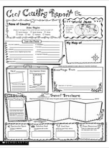 Country Report Template Middle School (1) - TEMPLATES EXAMPLE ...