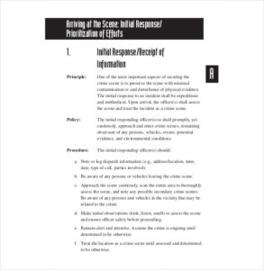 Crime Scene Report Template (5) - TEMPLATES EXAMPLE | TEMPLATES EXAMPLE