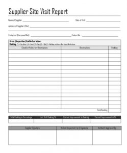 Customer Visit Report Format Templates - Ablebionics