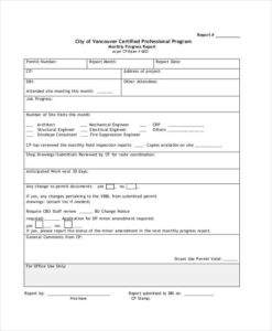 Engineering Progress Report Template (6) - TEMPLATES EXAMPLE ...