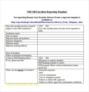 Failure Investigation Report Template (2) - TEMPLATES EXAMPLE ...