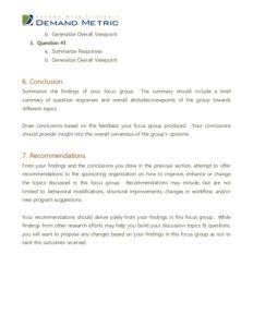 Focus Group Discussion Report Template (1) - TEMPLATES EXAMPLE ...