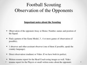 Football Scouting Report Template (8) - TEMPLATES EXAMPLE | TEMPLATES ...