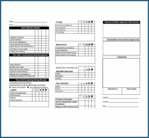 Homeschool Middle School Report Card Template (7) - TEMPLATES EXAMPLE ...