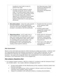 Internal Control Audit Report Template (4) - TEMPLATES EXAMPLE ...