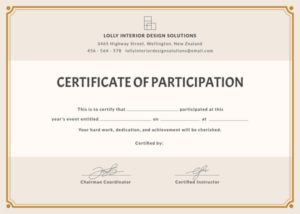 International Conference Certificate Templates (8) - TEMPLATES EXAMPLE ...