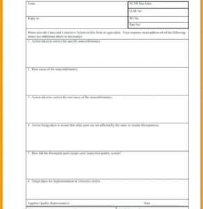 Ncr Report Template (3) - TEMPLATES EXAMPLE | TEMPLATES EXAMPLE