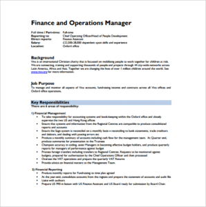 Operations Manager Report Template (1) - TEMPLATES EXAMPLE | TEMPLATES ...