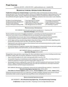 Operations Manager Report Template (2) - TEMPLATES EXAMPLE | TEMPLATES ...