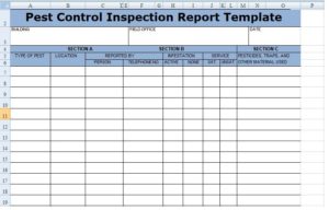Pest Control Report Template (7) - TEMPLATES EXAMPLE | TEMPLATES EXAMPLE