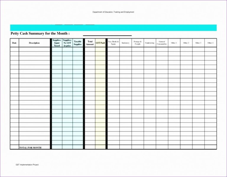 Petty Cash Expense Report Template (4) - TEMPLATES EXAMPLE | TEMPLATES ...