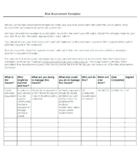 Physical Security Report Template (3) - TEMPLATES EXAMPLE | TEMPLATES ...