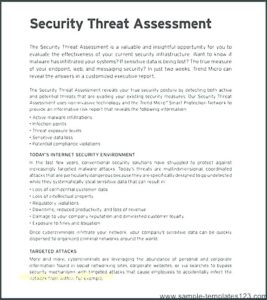 Physical Security Risk Assessment Report Template (10) - TEMPLATES ...