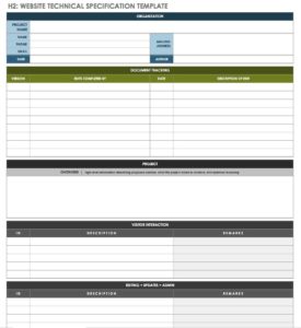 Report Specification Template (3) - TEMPLATES EXAMPLE | TEMPLATES EXAMPLE