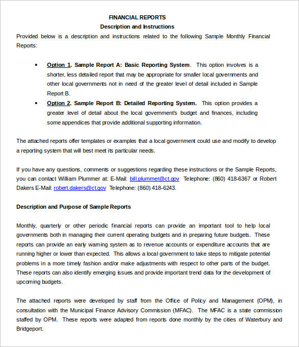 How To Write A Formal Report To Senior Management