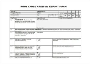 Root Cause Report Template (4) - TEMPLATES EXAMPLE | TEMPLATES EXAMPLE