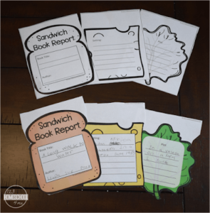 Sandwich Book Report Printable Template (1) - TEMPLATES EXAMPLE ...