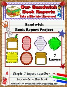 Sandwich Book Report Printable Template (2) - TEMPLATES EXAMPLE ...