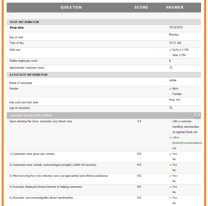 Shop Report Template (2) - TEMPLATES EXAMPLE | TEMPLATES EXAMPLE
