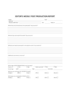 Sound Report Template (7) - TEMPLATES EXAMPLE | TEMPLATES EXAMPLE