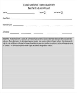 Template For Evaluation Report (3) - TEMPLATES EXAMPLE | TEMPLATES EXAMPLE