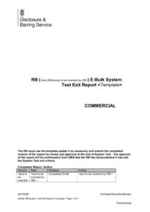 Test Exit Report Template (2) - TEMPLATES EXAMPLE | TEMPLATES EXAMPLE