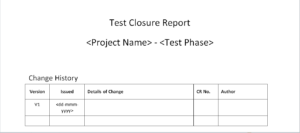 Test Exit Report Template (4) - TEMPLATES EXAMPLE | TEMPLATES EXAMPLE
