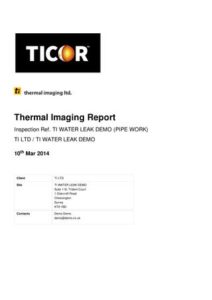 Thermal Imaging Report Template (3) - TEMPLATES EXAMPLE | TEMPLATES EXAMPLE