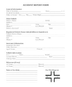 Vehicle Accident Report Template (6) - TEMPLATES EXAMPLE | TEMPLATES ...