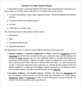 Analytical Report Template (3) - TEMPLATES EXAMPLE | TEMPLATES EXAMPLE