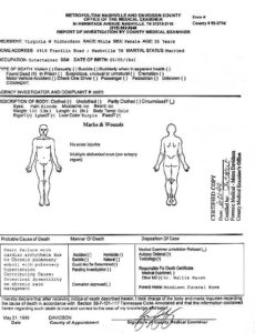 Blank Autopsy Report Template (6) - TEMPLATES EXAMPLE | TEMPLATES EXAMPLE
