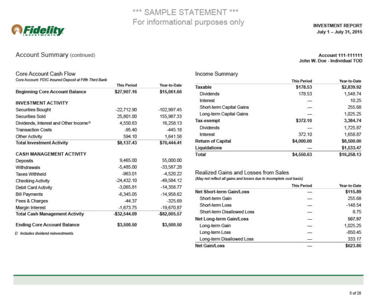 Blank Bank Statement Template Download (7) - TEMPLATES EXAMPLE ...