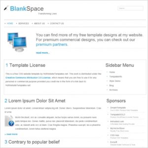 Blank Html Templates Free Download (1) - TEMPLATES EXAMPLE | TEMPLATES ...