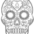 Blank Sugar Skull Template (1) - TEMPLATES EXAMPLE | TEMPLATES EXAMPLE